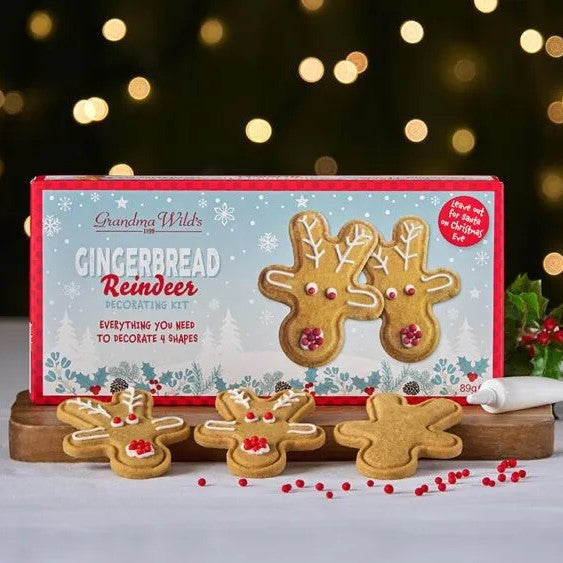 Grandma Wild's Gingerbread Reindeer Decorating Kit 99g [1770] – Gourmet ...