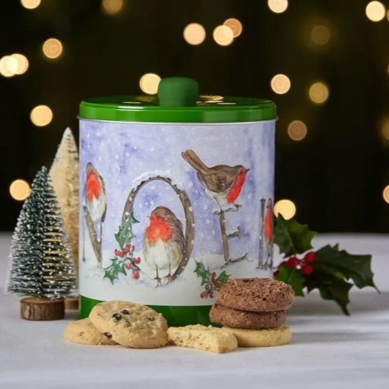 Grandma Wild Embossed Robin Noel Barrel Tin 300g [1804] – Gourmet ...