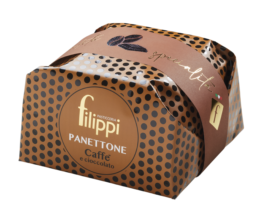 Filippi Panettone with Coffee and Dark Chocolate 500g/1000g [SPE 12903 ...