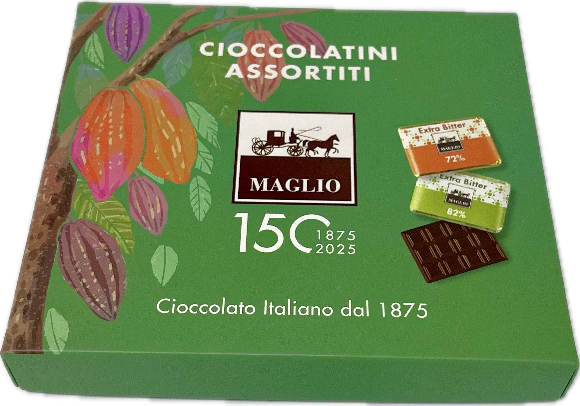 Maglio Assorted Mini Tavolette Blend in Green Gift Box 110g – Gourmet ...