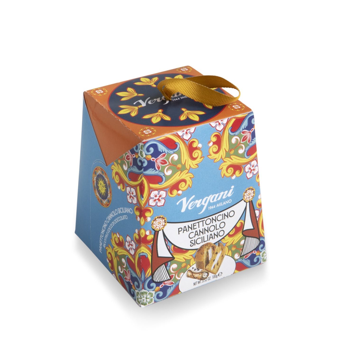 Vergani Cannolo Panettone in Box BLUE 100g – Gourmet Grocery OurChoice ...