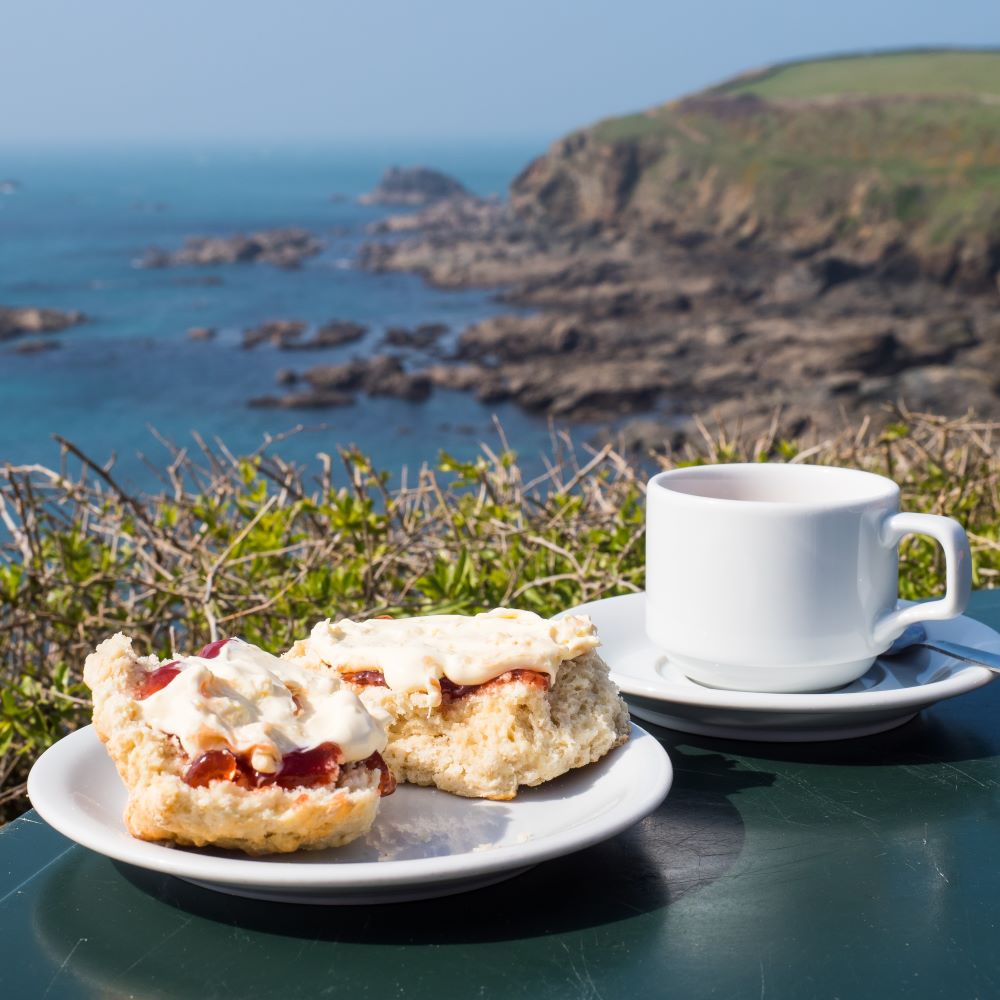 Cream Tea for Two Scones, Clotted Cream, Jam, Tea – Gourmet Grocery ...
