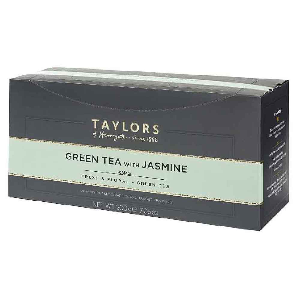 Taylors of Harrogate Green Tea with Jasmine 100 Sachets – Gourmet ...