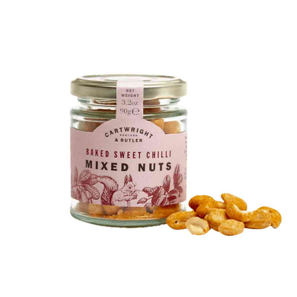Cartwright & Butler Baked Sweet Chilli Peanuts and Cashews 90g[4501 ...
